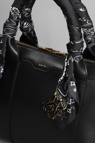Amiri Shoulder Bag In Black Leather | ModeSens