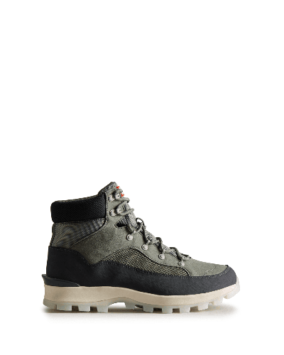 Hunter Men's Explorer Insulated Lace-up Commando Boots In Blue/grey ...