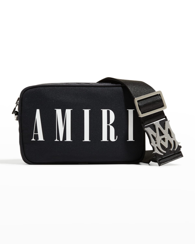 Amiri Men's Nylon Logo Camera Case Crossbody Bag In Black | ModeSens