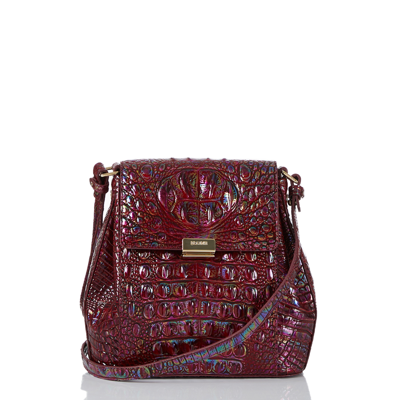 Brahmin Melbourne Margo Embossed Leather Crossbody In Sangria | ModeSens