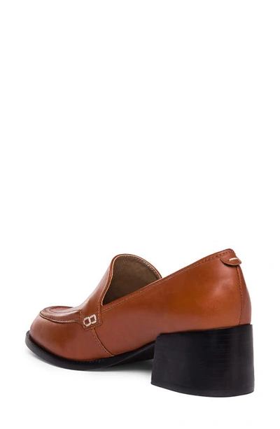 Bernardo Women's Eryn Block-heel Loafer In Chestnut | ModeSens