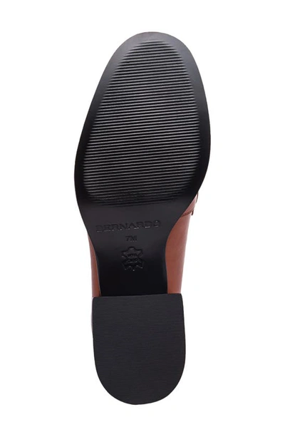 Bernardo Women's Eryn Block-heel Loafer In Chestnut | ModeSens