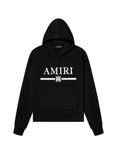 Amiri Ma Bar Logo Hoodie In Black | ModeSens