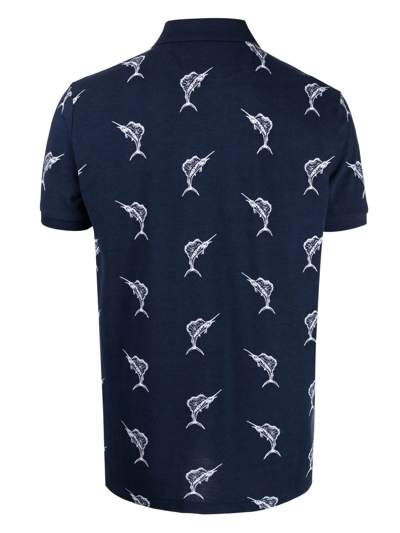 Polo Ralph Lauren Sword-fish Polo Shirt In Blau | ModeSens