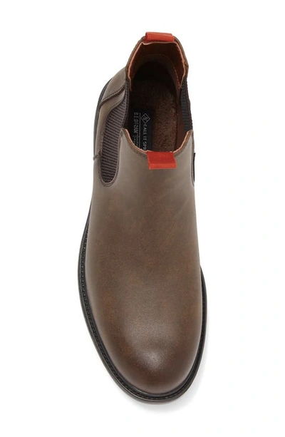 Call It Spring Crater Lug Sole Chelsea Boot In Brown | ModeSens