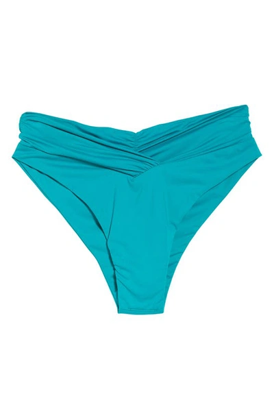 Riot Swim Pico Bikini Bottoms In Cyan | ModeSens