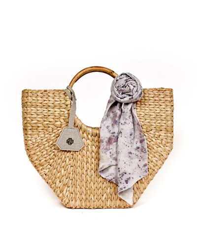 Mayu Designer Handbags Natural Grass & Bamboo Moana Tote Bag In Neutres ...