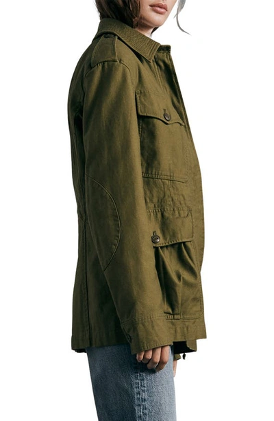 Rag & Bone Icons Lorenz Cotton Military Jacket In Green | ModeSens