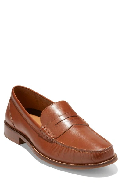 Cole Haan Pinch Grand Penny Loafer In British Tan Leather | ModeSens