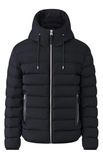 Mackage Jack Agile-360 Stretch Light Hooded Down Jacket In Black | ModeSens
