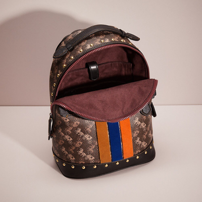 Coach Upcrafted Barrow Backpack With Horse And Carriage Print And ...