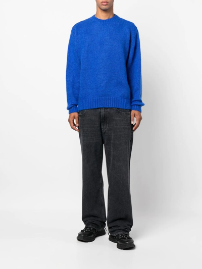 Represent Mohair Sweater Cobalt Blue Mohair Sweater - Mohair Sweater ...