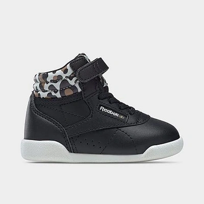 Reebok Kids' Girls' Toddler Freestyle Hi Leopard Print Casual Shoes In ...
