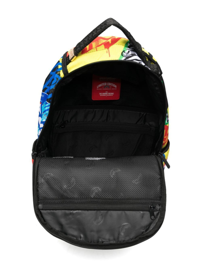 Sprayground Kid Kids' Caution Hot Surface Backpack In Yellow | ModeSens GB