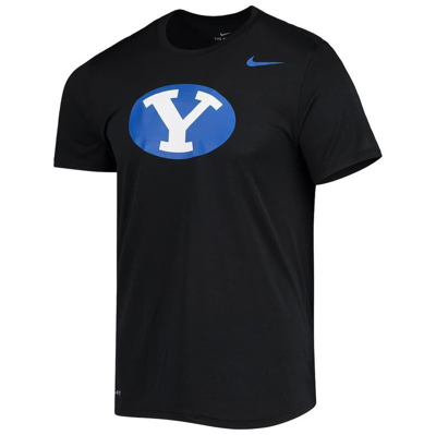 Nike Black Byu Cougars School Logo Legend Performance T-shirt | ModeSens