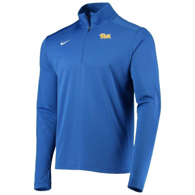 Nike Royal Pitt Panthers Primary Logo Pacer Performance Quarter-zip ...