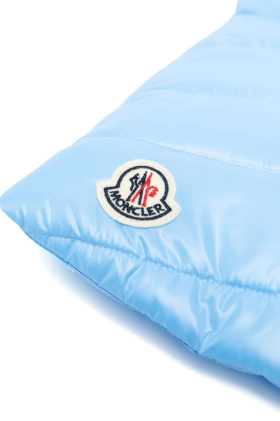 Moncler Poldo Vinyl Dog Puffer-jacket In Blue | ModeSens