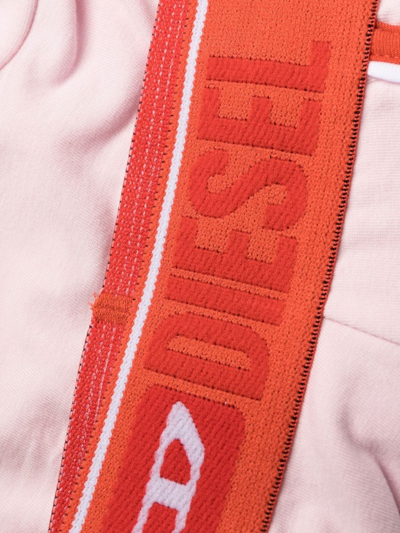 Diesel Logo-waistband Boxer Briefs In Pink | ModeSens