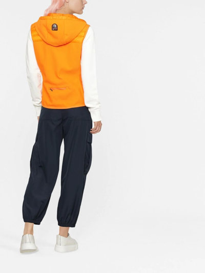 Parajumpers Padded Hooded Gilet In Orange | ModeSens