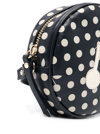 Bonpoint Kids' Cherry-print Polkadot Shoulder Bag In Nero | ModeSens