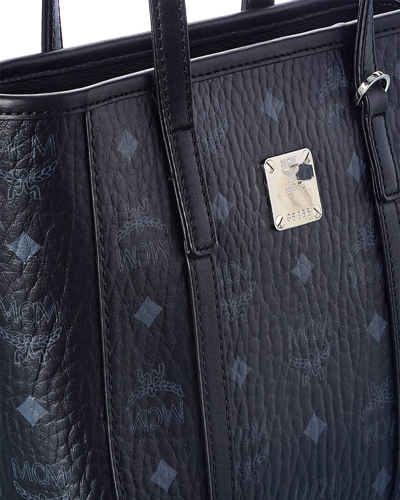 Mcm Toni Mini Visetos Shopper Tote In Black | ModeSens