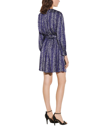 Sandro Woven Dress In Blue | ModeSens