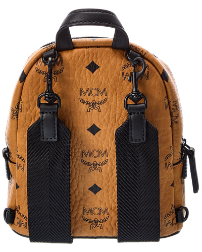 Mcm Stark Visetos Crossbody In Braun | ModeSens