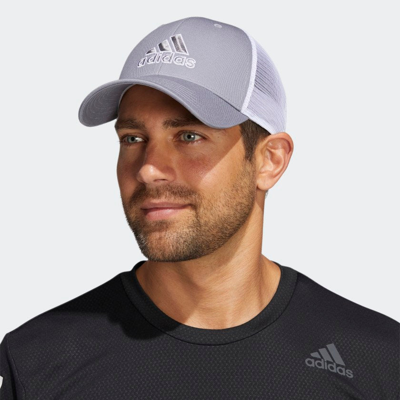 Adidas Originals Adidas Men's Structured Mesh Snapback Hat In Grey | ModeSens