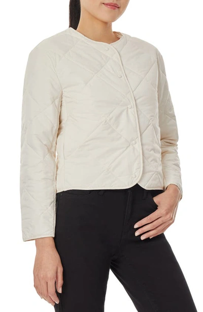 Jones New York Quilted Jacket In White | ModeSens