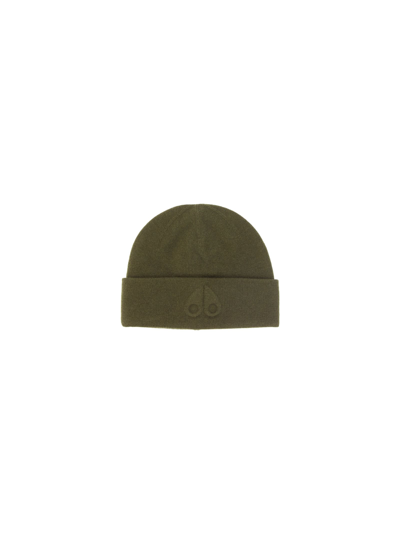Moose Knuckles Wolcott Embossed-logo Beanie In Green | ModeSens