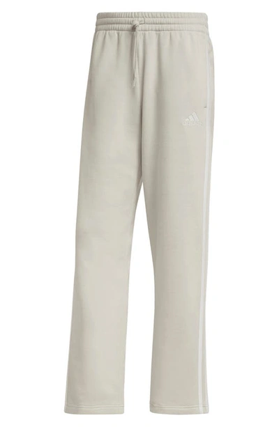 Adidas Originals Essentials Fleece Open Hem 3-stripes Pants In Multi ...