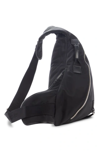 Givenchy Large G-zip Triangle Sling Backpack In Black | ModeSens