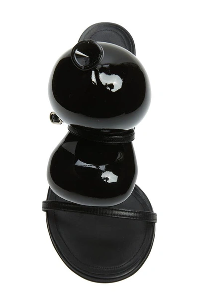 Loewe Balloon 100 Leather Sandals In Black | ModeSens