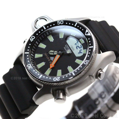 Pre-owned Citizen Jp2000-08e Promaster Aqualand Digital Black Dial Divers Watch F/s | ModeSens