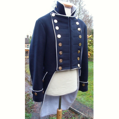 Pre-owned Handmade Napoleonic/ Regency Naval Lieutenant Tail Coat ...