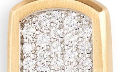 David Yurman Pavé Diamond Cartouche Amulet In 18k Yellow Gold | ModeSens