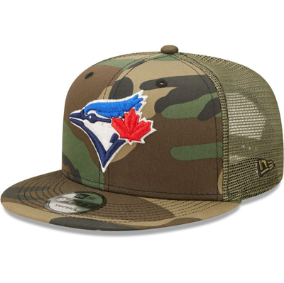 New Era Camo Toronto Blue Jays Trucker 9fifty Snapback Hat | ModeSens