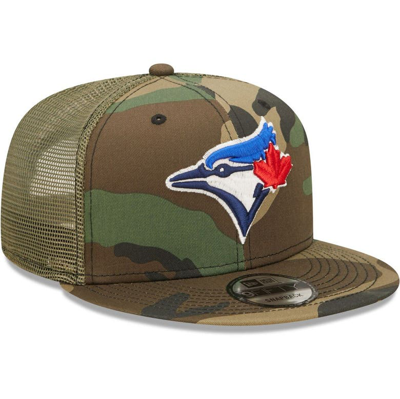 New Era Camo Toronto Blue Jays Trucker 9fifty Snapback Hat | ModeSens