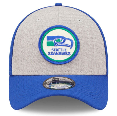 New Era Heathered Gray/royal Seattle Seahawks 2022 Sideline 39thirty ...