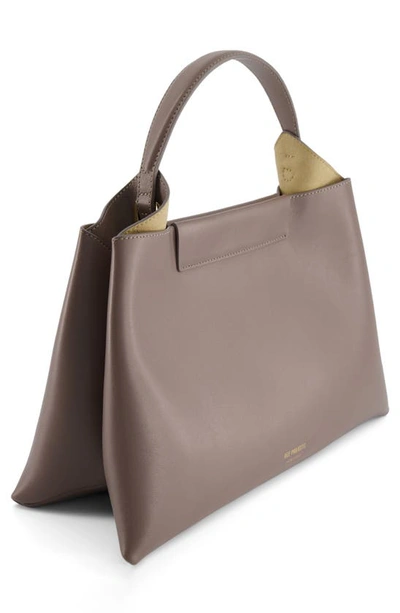 Ree Projects Medium Elieze Leather Shoulder Bag In Ash Brown | ModeSens