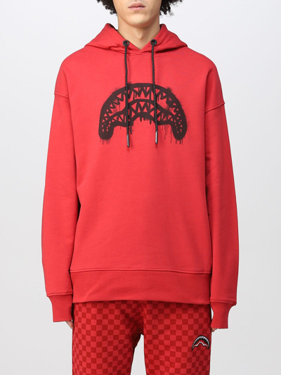Sprayground Graffiti Hoodie In Red | ModeSens