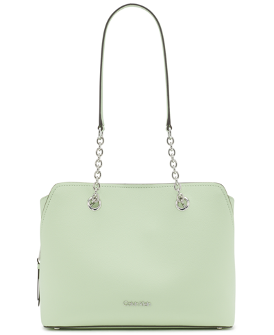 Calvin Klein Hailey Shopper In Cucumber | ModeSens