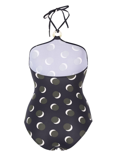 Eres Celeste Lune One-piece Swimsuit In Lune Bain De Minuit | ModeSens