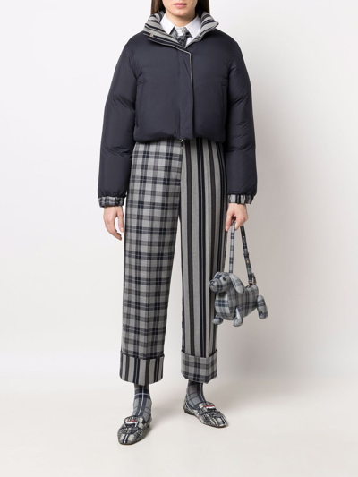 Thom Browne Reversible Overstuffed Puffer Jacket In Blue | ModeSens