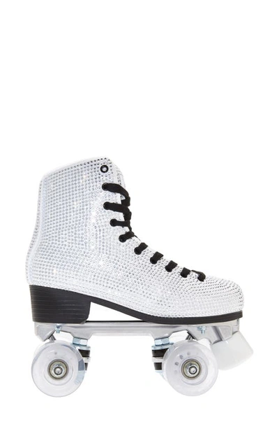 Steve Madden Sk8r Roller Skates In Clear Rhinestone | ModeSens