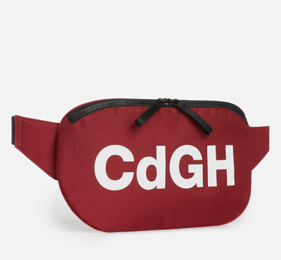 Comme Des Garçons Cdg Homme Logo Belt Bag In Red | ModeSens