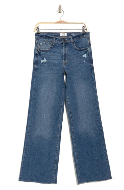 Kensie The Kaya High Rise Wide Leg Jeans In Melbourne W/ Dest | ModeSens