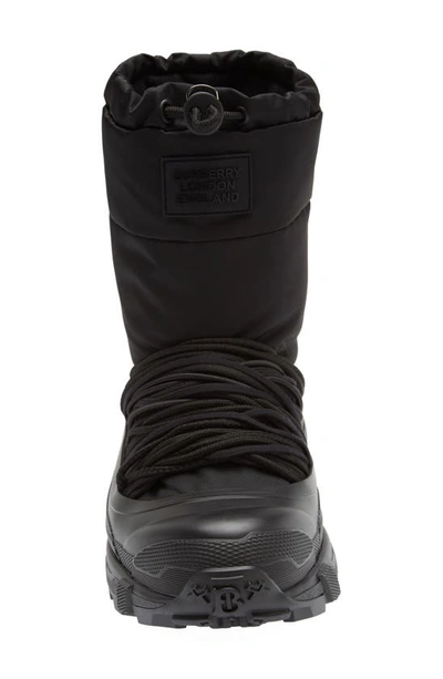 Burberry Men's Arthur Puffer Snow Boots In Black | ModeSens
