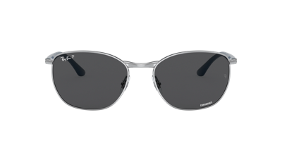Ray Ban Rb3702 Sonnenbrillen Blau Fassung Grau Glas Polarisiert 57-18 ...