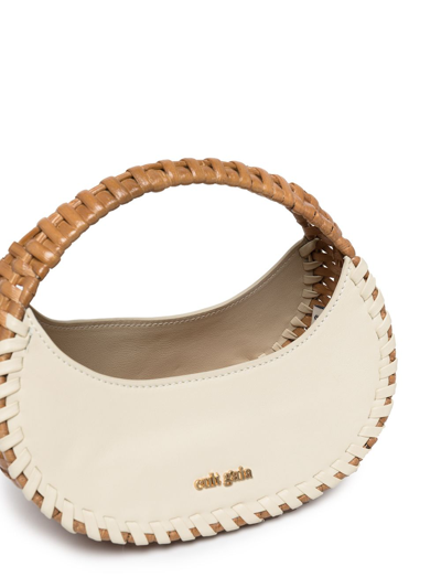 Cult Gaia Aiko Leather Mini Bag In White | ModeSens